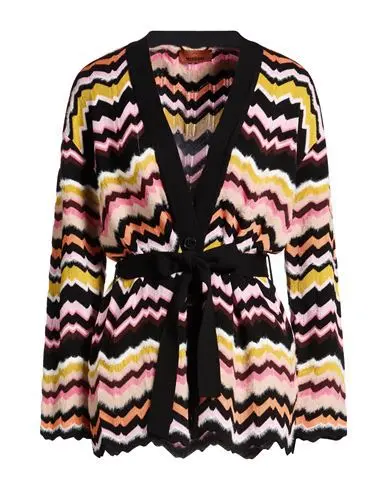 Missoni Intarsia-knit Belted Cardigan - Pink