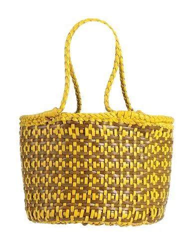 Dragon Diffusion Small Two-tone Leather Bucket Bag