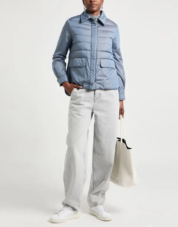 MOORER Polyester-blend Puffer Jacket - Blue