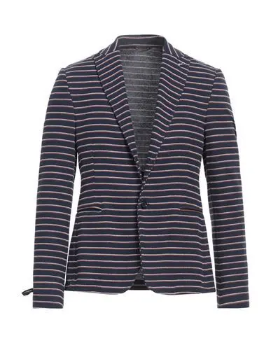 DANIELE ALESSANDRINI Blazer Size Polyester, Cotton