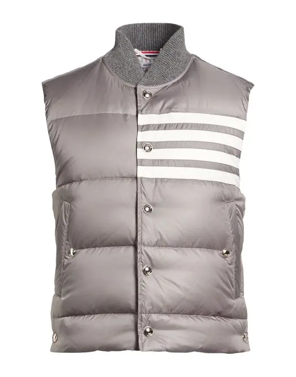 Thom Browne Sleeveless Down Vest - Grey