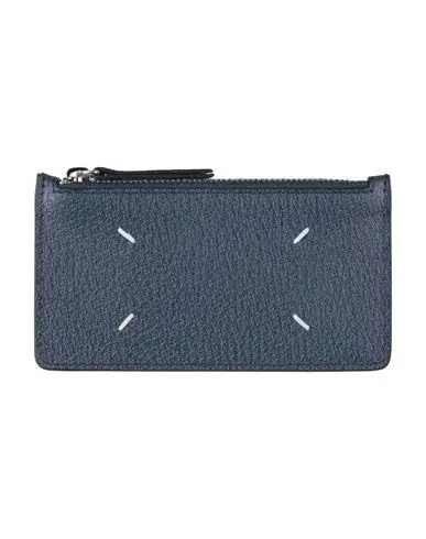MAISON MARGIELA Cardholder Leather - Navy