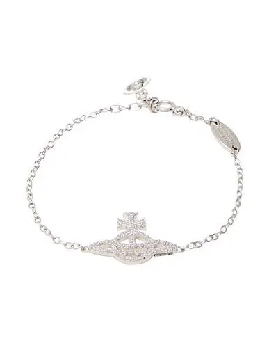 VIVIENNE WESTWOOD 925 Bracelet With Cubic Zirconia - Silver
