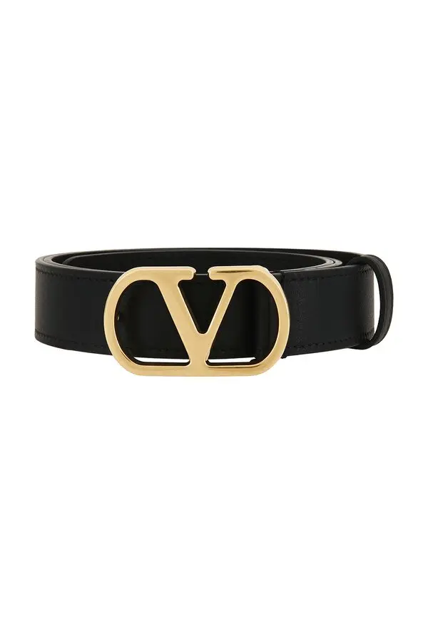 Valentino Garavani Vlogo Signature Belt - Nero