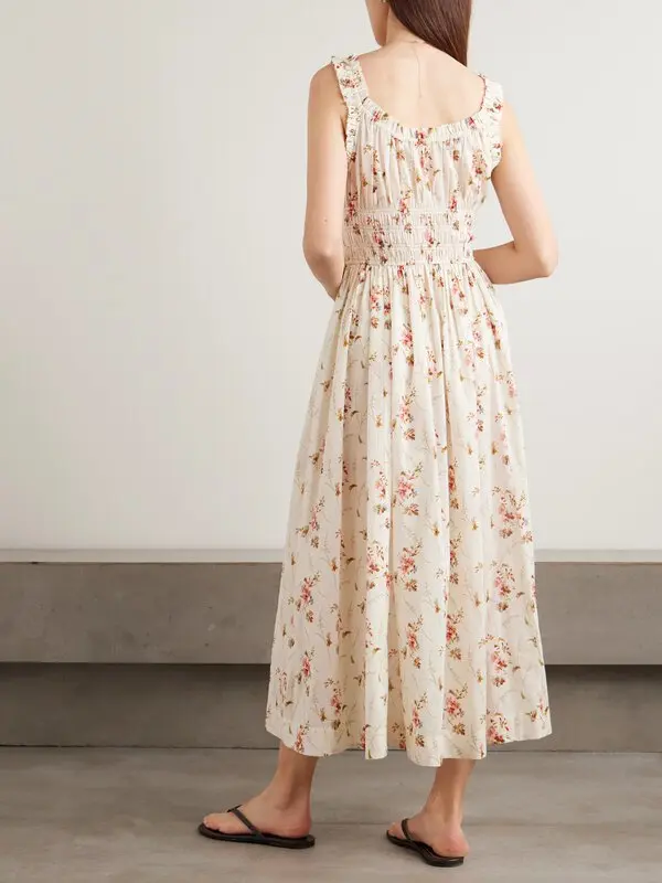 DEn Gingham Emmaretta Midi Dress - Multi | Editorialist