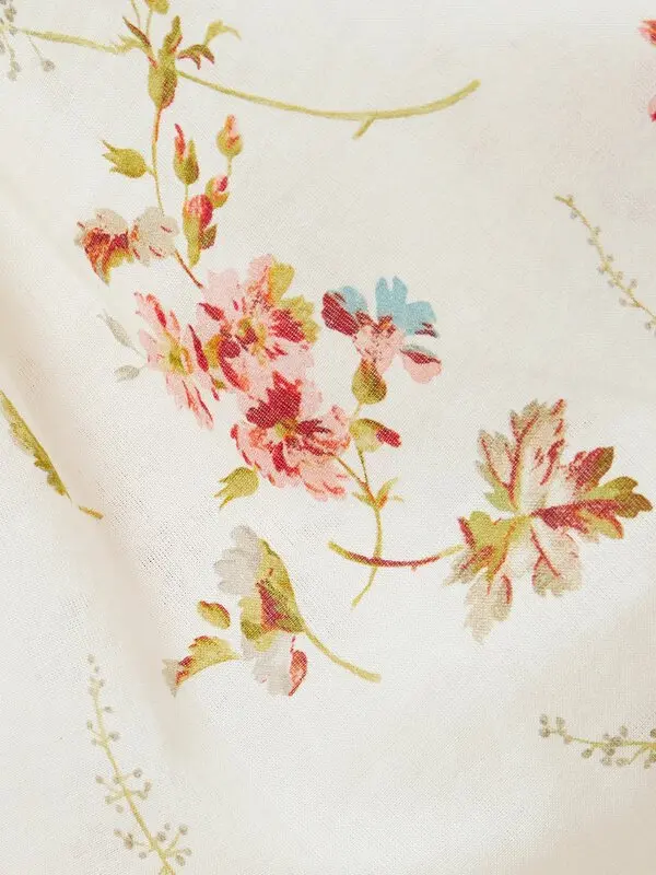 DÔEN Emmaretta Floral-print Organic Cotton Midi Dress - Multi