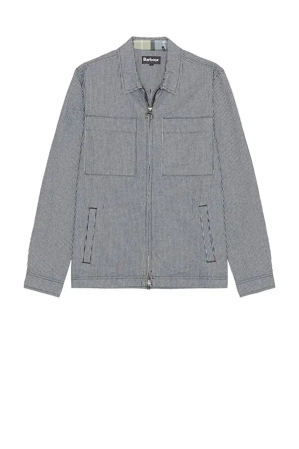 Barbour Willowburn Gingham Overshirt In Blue