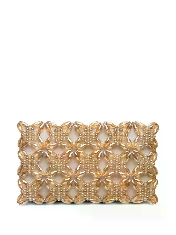 0711 TBILISI Rhea Beaded Clutch Bag