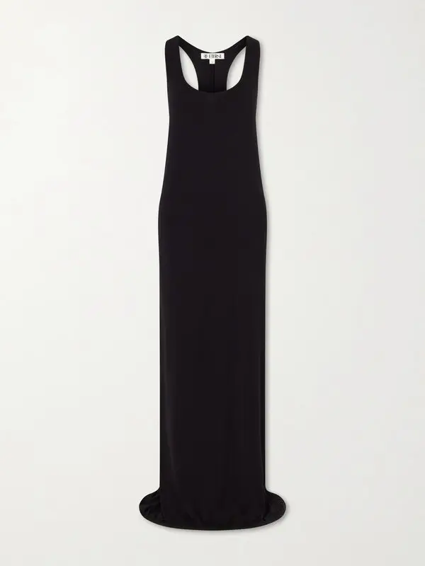 Eterne Hedi Modal-blend Maxi Dress - Black
