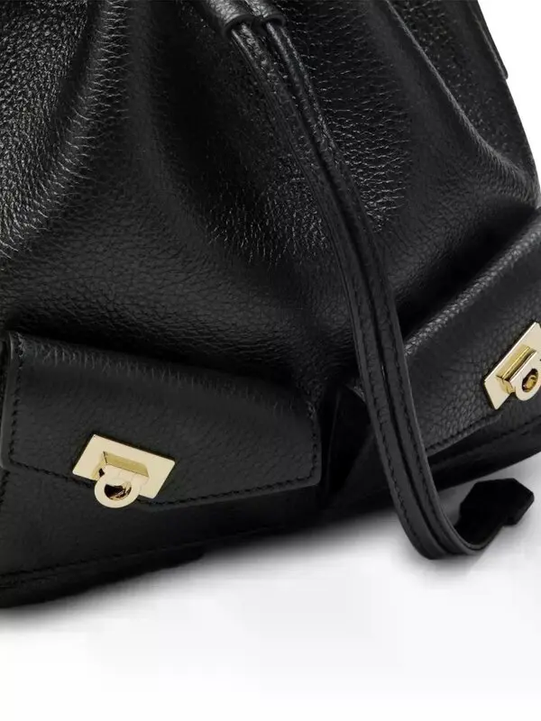 FERRAGAMO Top Handle Bucket Bag