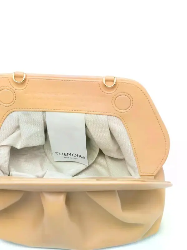 THEMOIRE Medium Bios Gathered Clutch - Neutrals