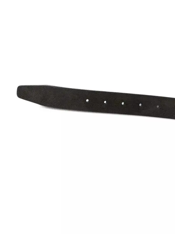 Brioni Suede Buckle Belt