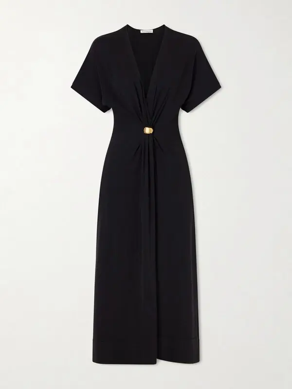 Altuzarra Rena Embellished Maxi Dress - Black