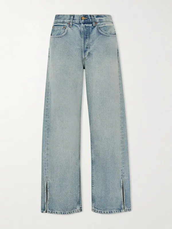B Sides Charlot Mid-rise Wide-leg Jeans - Blue