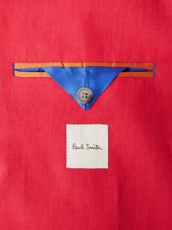 Paul Smith Double-breasted Linen Blazer