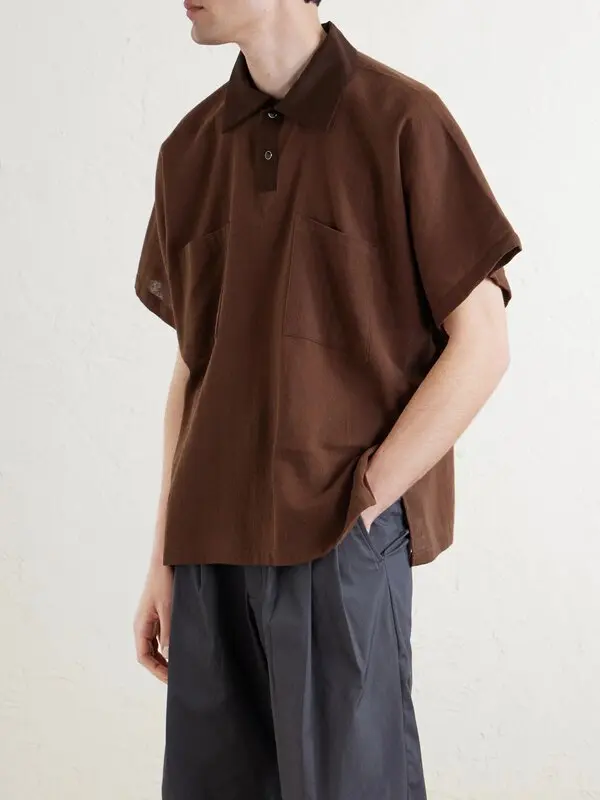 MONITALY Poloponcho Cotton Polo Shirt