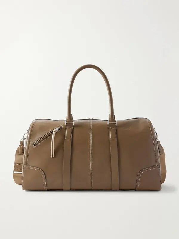 Paul Smith Leather Duffle Bag - Brown