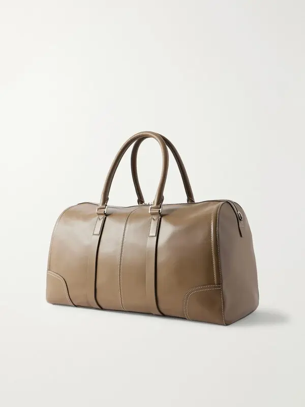 Paul Smith Leather Duffle Bag - Brown