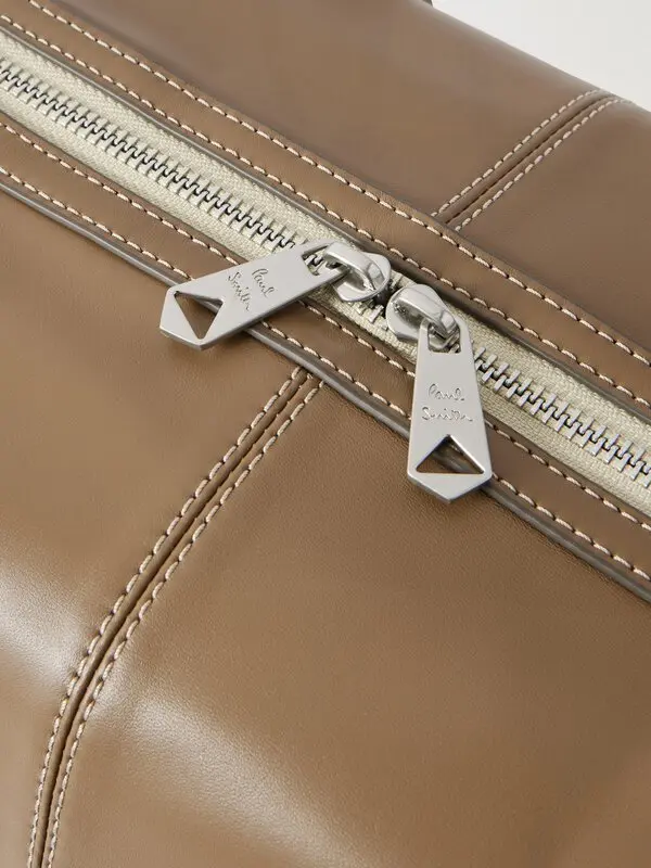 Paul Smith Leather Duffle Bag - Brown