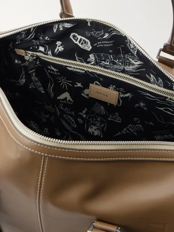 Paul Smith Leather Duffle Bag - Brown