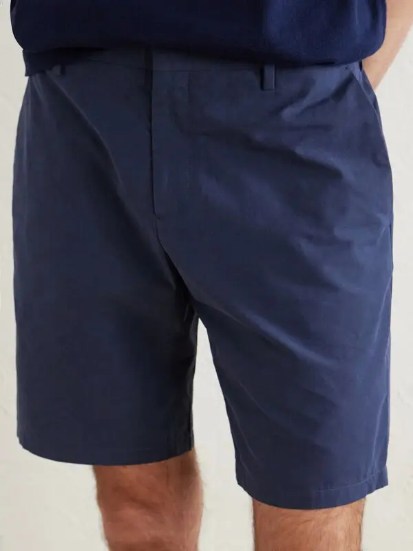 Paul Smith Straight-leg Cotton And Lyocell-blend Shorts - Blue