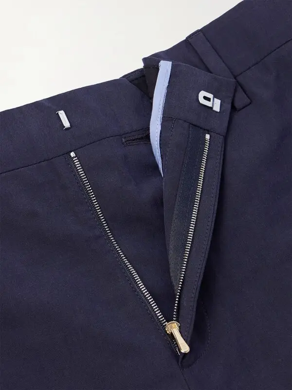 Paul Smith Straight-leg Cotton And Lyocell-blend Shorts - Blue