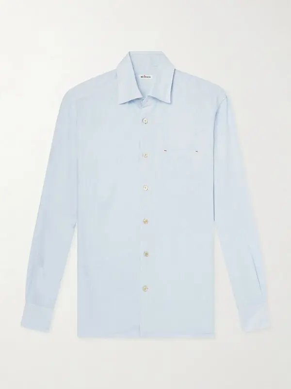 Kiton Linen Shirt - Blue