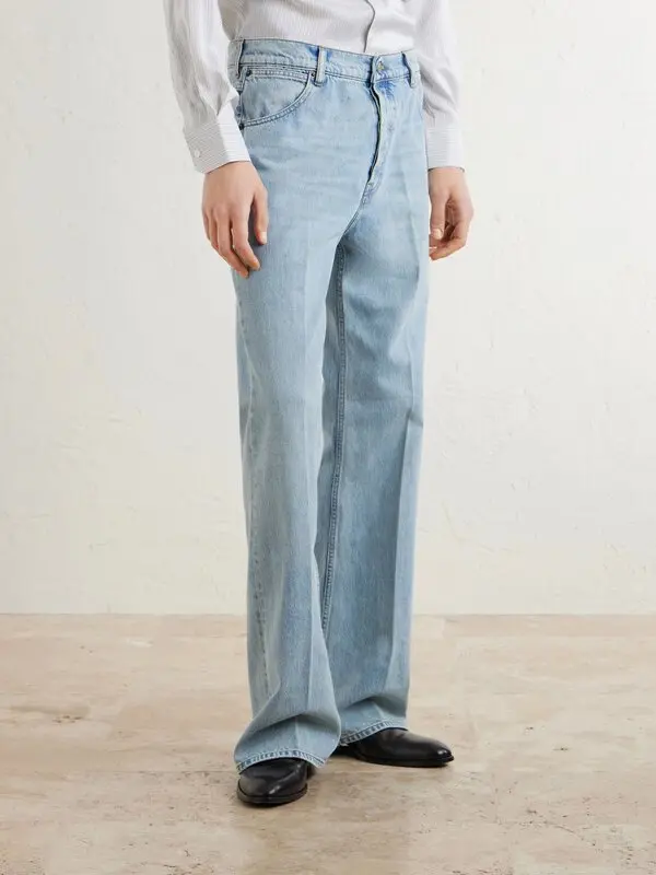 Husbands Flared Cotton Denim Jeans