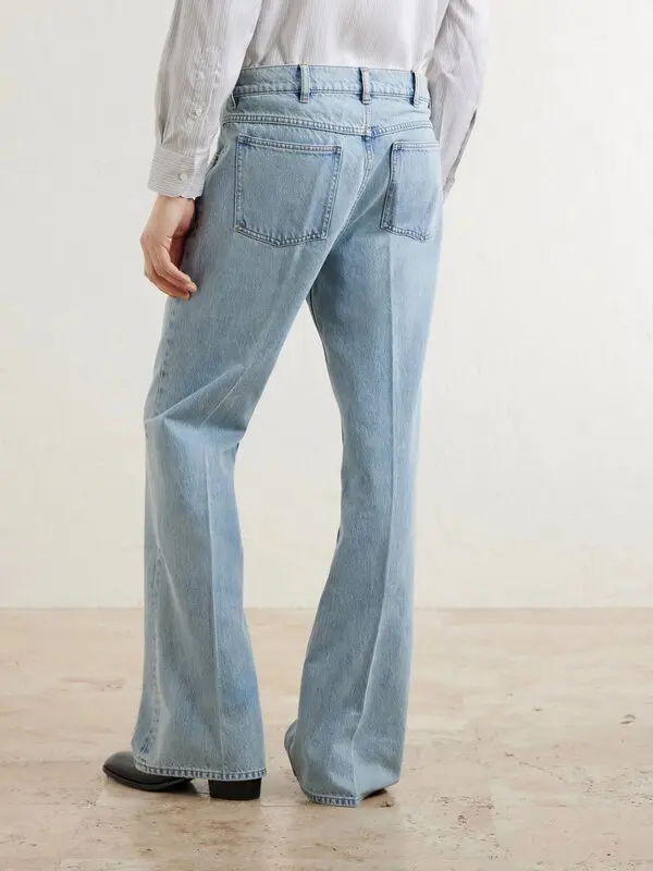 Husbands Flared Cotton Denim Jeans