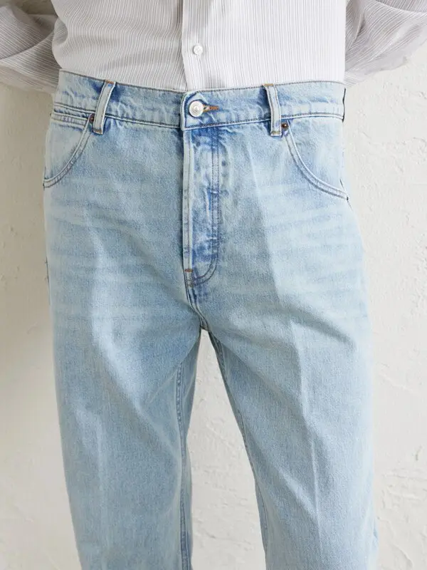 Husbands Flared Cotton Denim Jeans