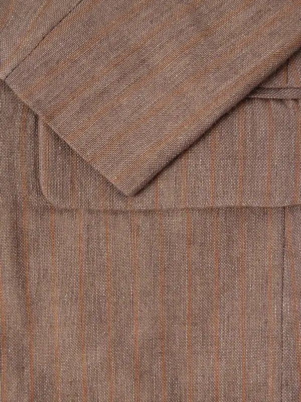 KARTIK RESEARCH Linen And Wool-blend Suit Jacket