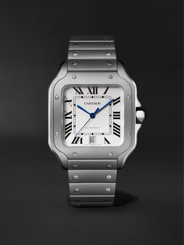 CARTIER Santos De Large Automatic 47.5mm Titanium Watch - White