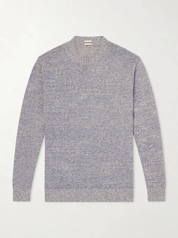 Massimo Alba Dustin Cotton Sweater - Gray