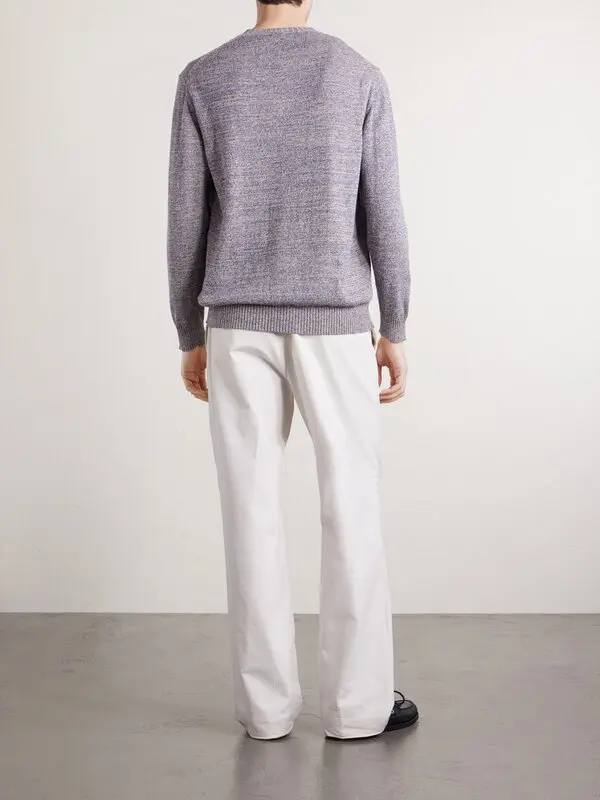Massimo Alba Dustin Cotton Sweater - Gray