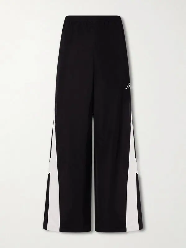 Acne Studios Wide-leg Cotton-blend Sweatpants