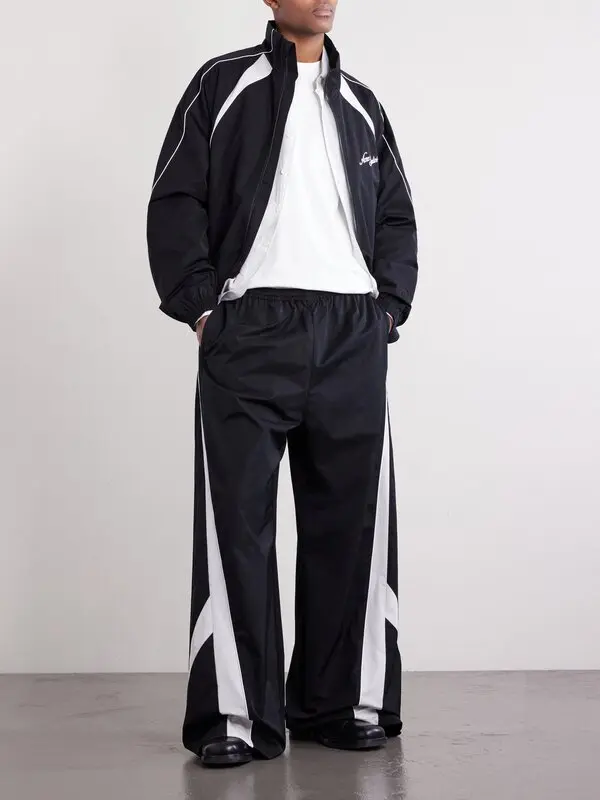 Acne Studios Wide-leg Cotton-blend Sweatpants