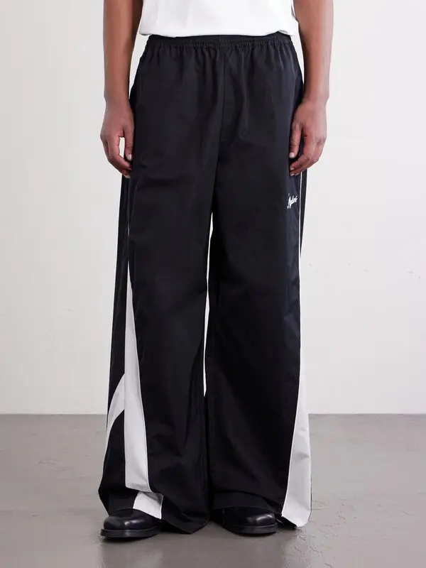 Acne Studios Wide-leg Cotton-blend Sweatpants