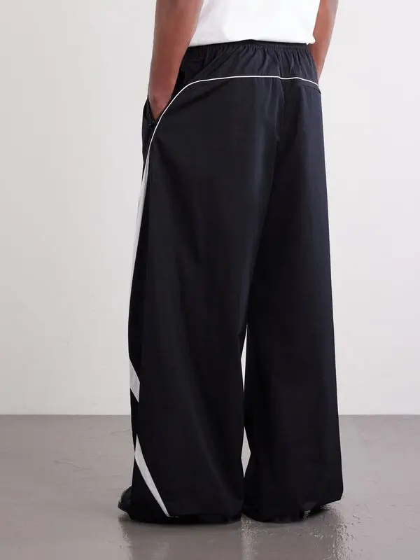 Acne Studios Wide-leg Cotton-blend Sweatpants