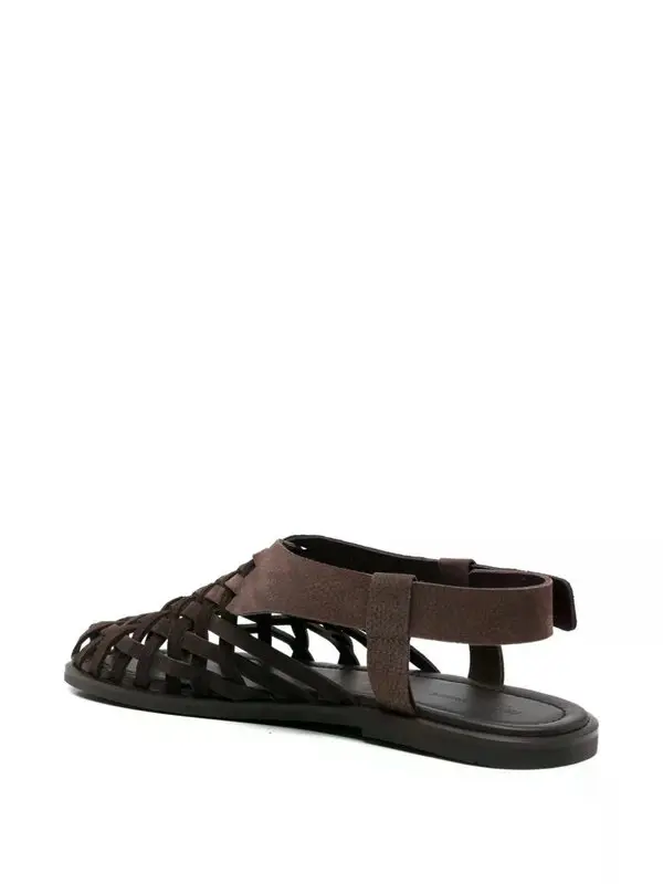 Giorgio Armani Woven Strap Sandals