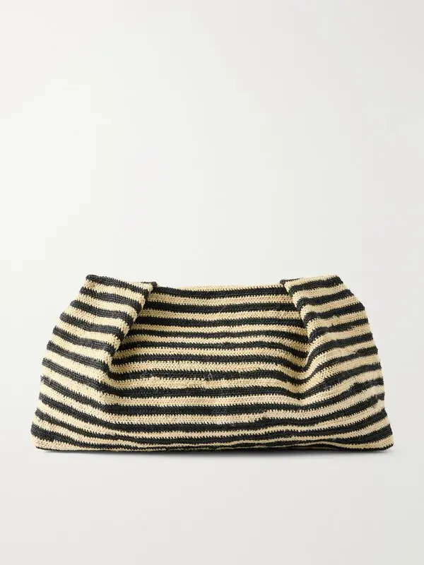 SENSI STUDIO Medium Two-tone Sisal Clutch