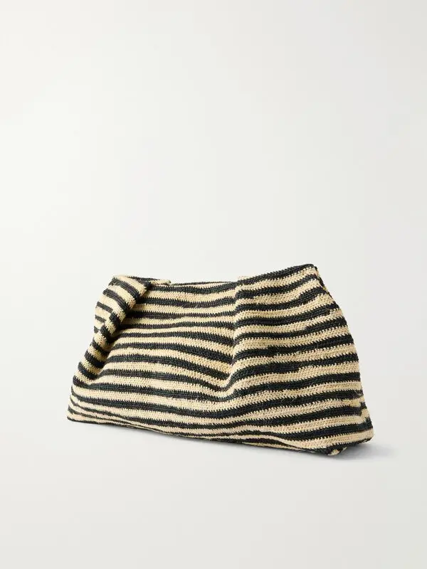 SENSI STUDIO Medium Two-tone Sisal Clutch