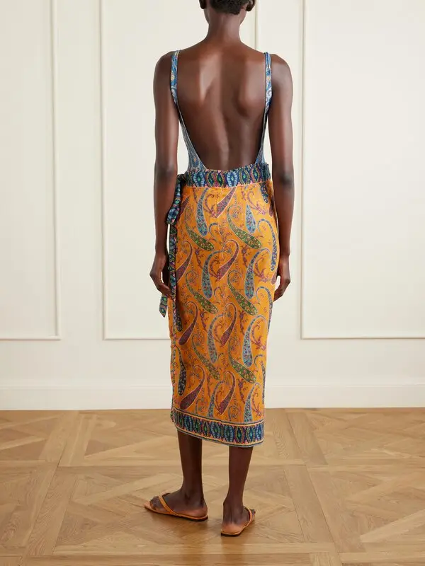 Etro Printed Cotton Cover-up
