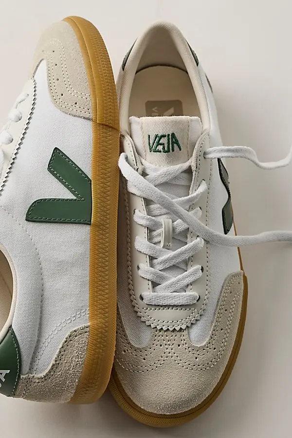 VEJA Volley Canvas Sneakers - White Cyprus Natural
