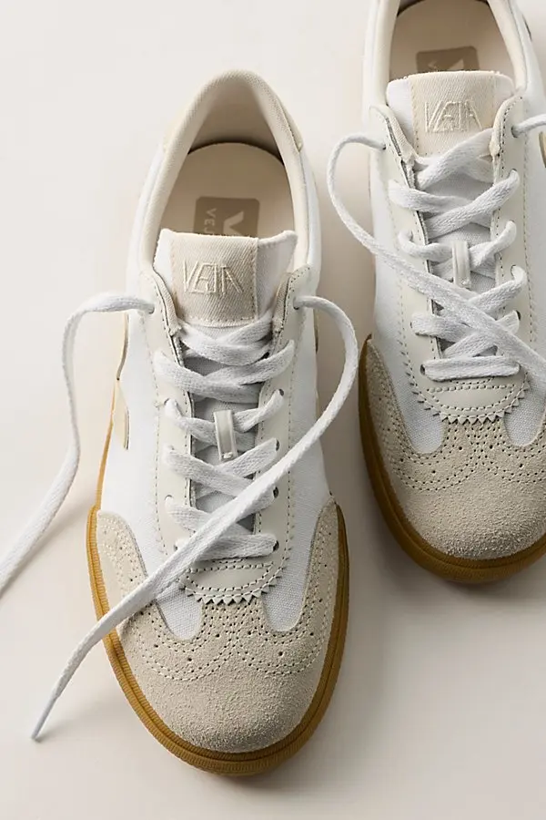 VEJA Volley Canvas Sneakers - White Pierre Natural