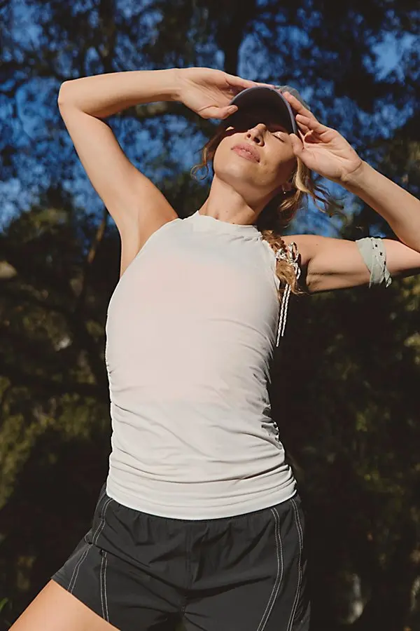 Free People Never Better Ultra-light Tank Top - White