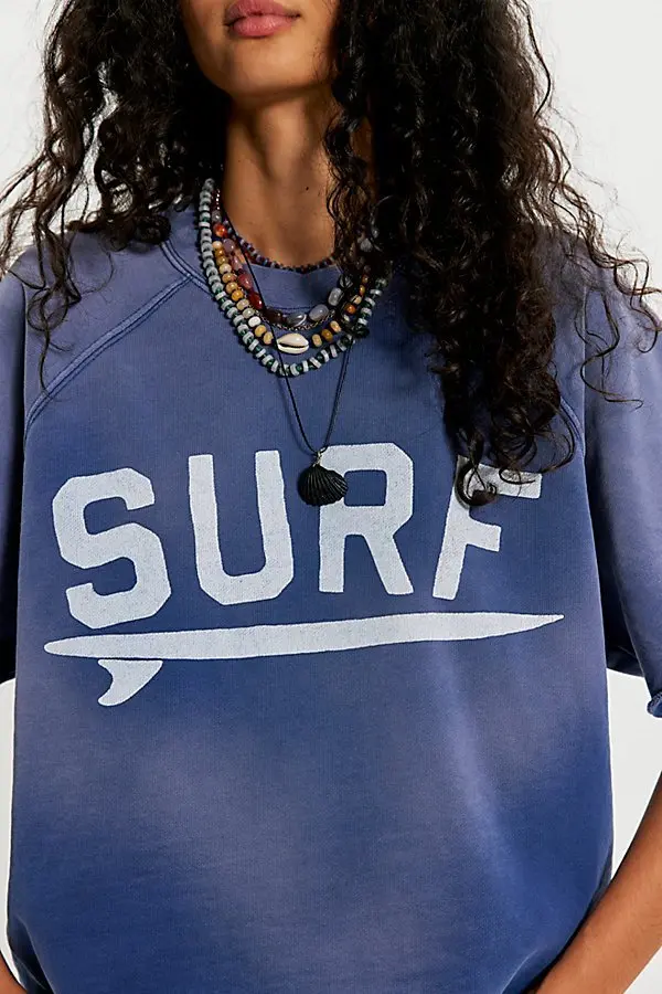 THE BUREAU Apparel Surf Cut-off Sweatshirt