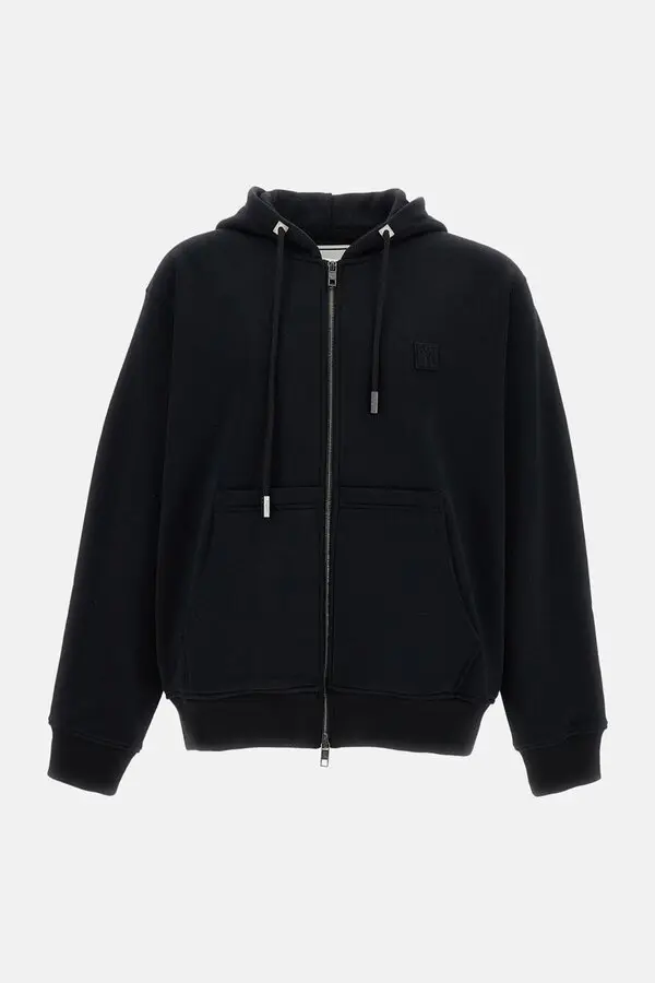 WOOYOUNGMI Hoodie With Zip - Black