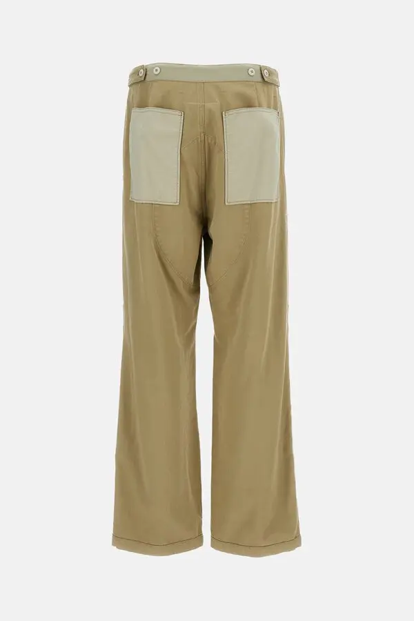 MAISON MARGIELA Pantaloni Con Tasche A Contrasto