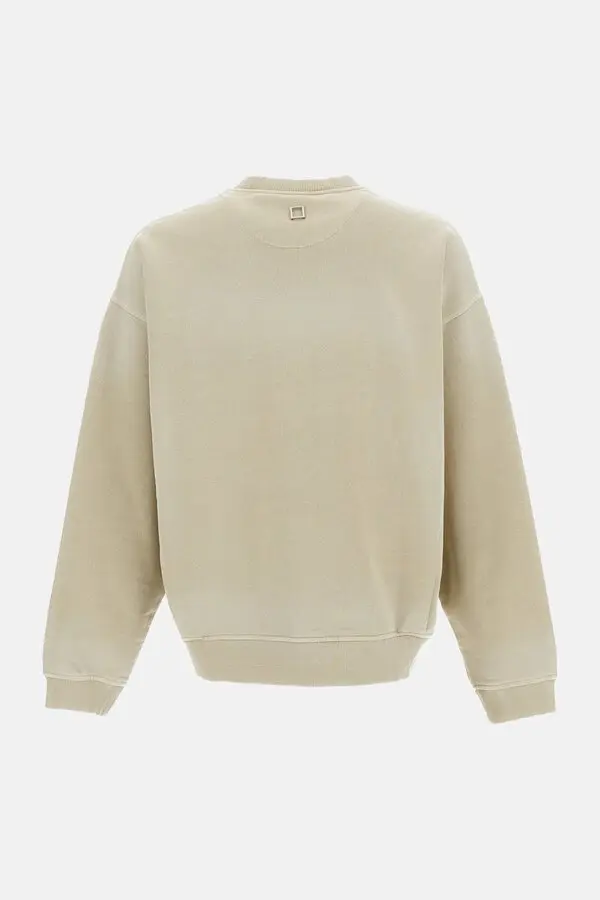 WOOYOUNGMI Crewneck Sweatshirt With Print And Embroidery