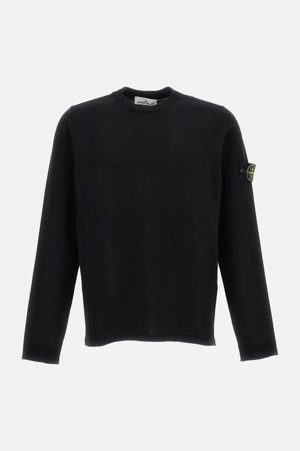 Stone Island Crewneck Pullover - Black